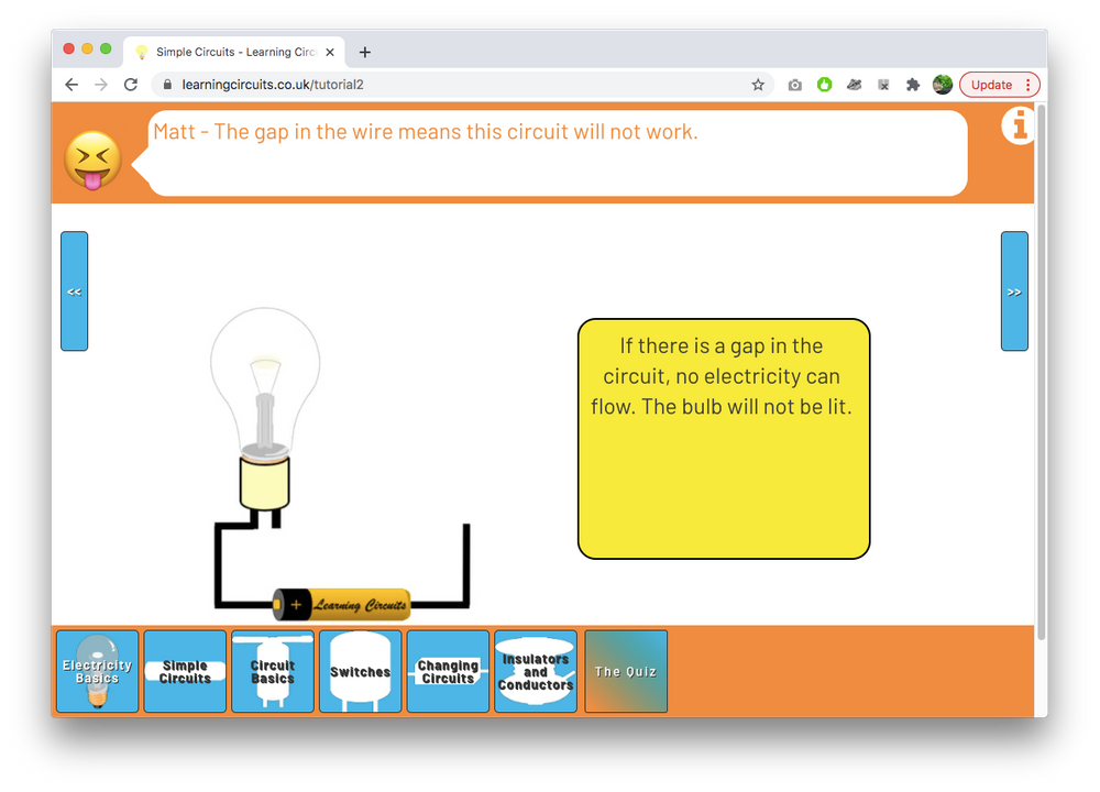 Bubble App of the Day: Learning Circuits