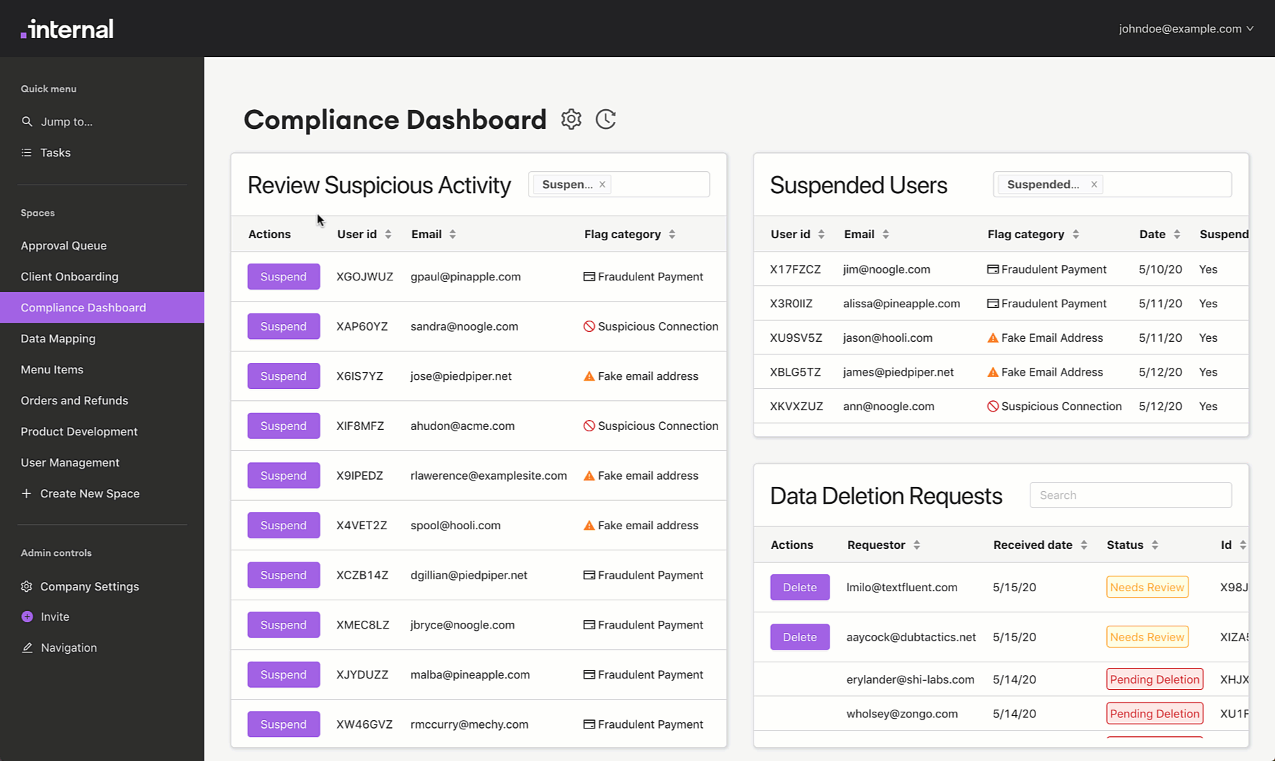 Internal Review: No-Code Team App Builder